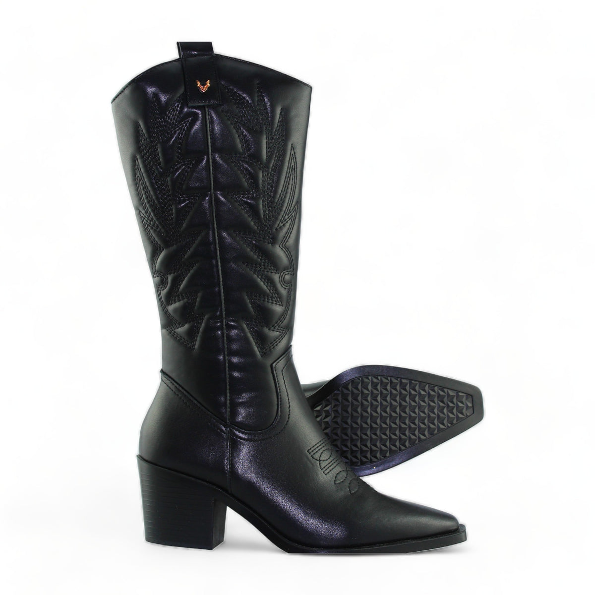 Botas Vaqueras Para Mujer Estilo 1420Yo5 Marca Yo Wolf Acabado Napa ...