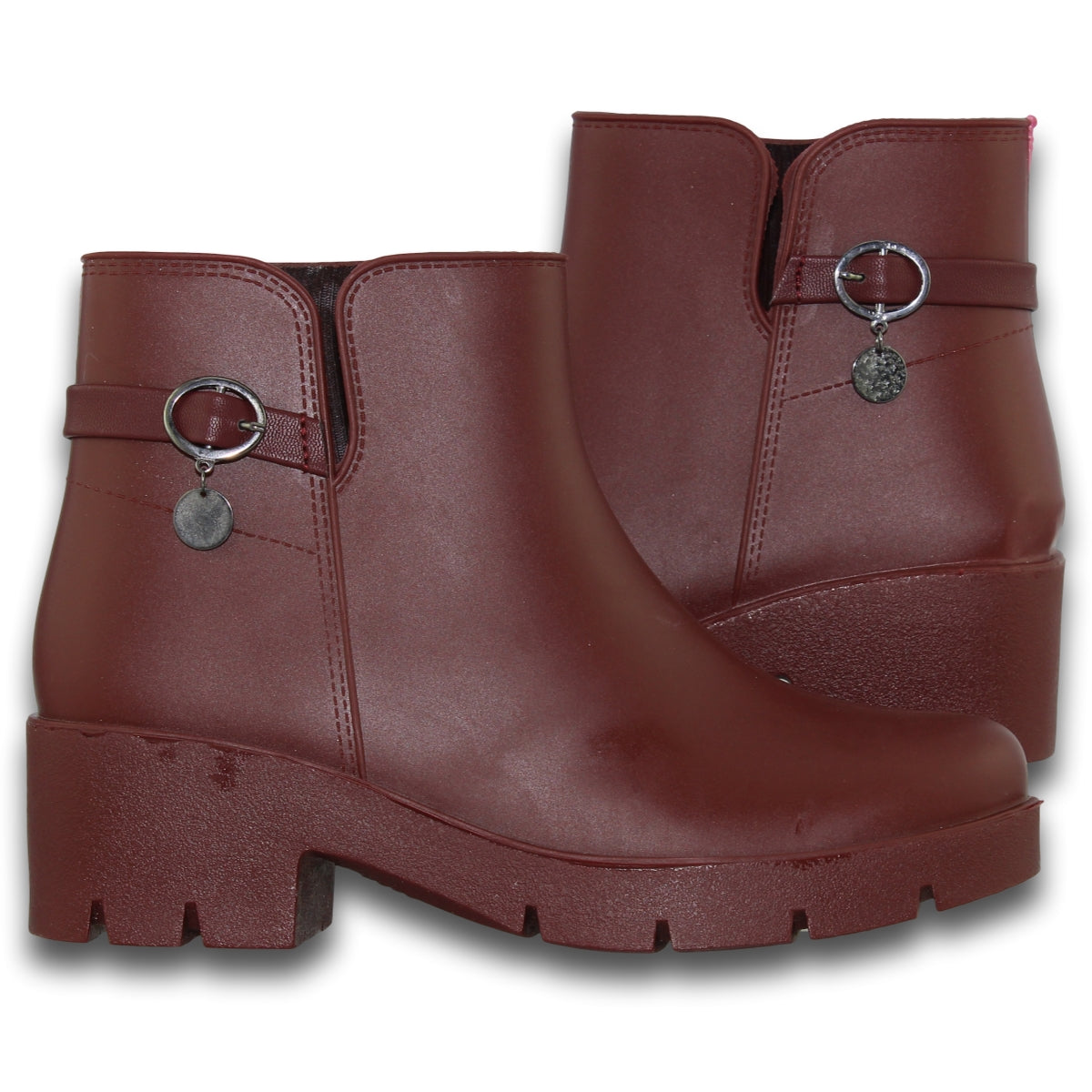 Botas De Lluvia Para Mujer Estilo 1678Pi5 Marca Pink Acabado Hule Color ...